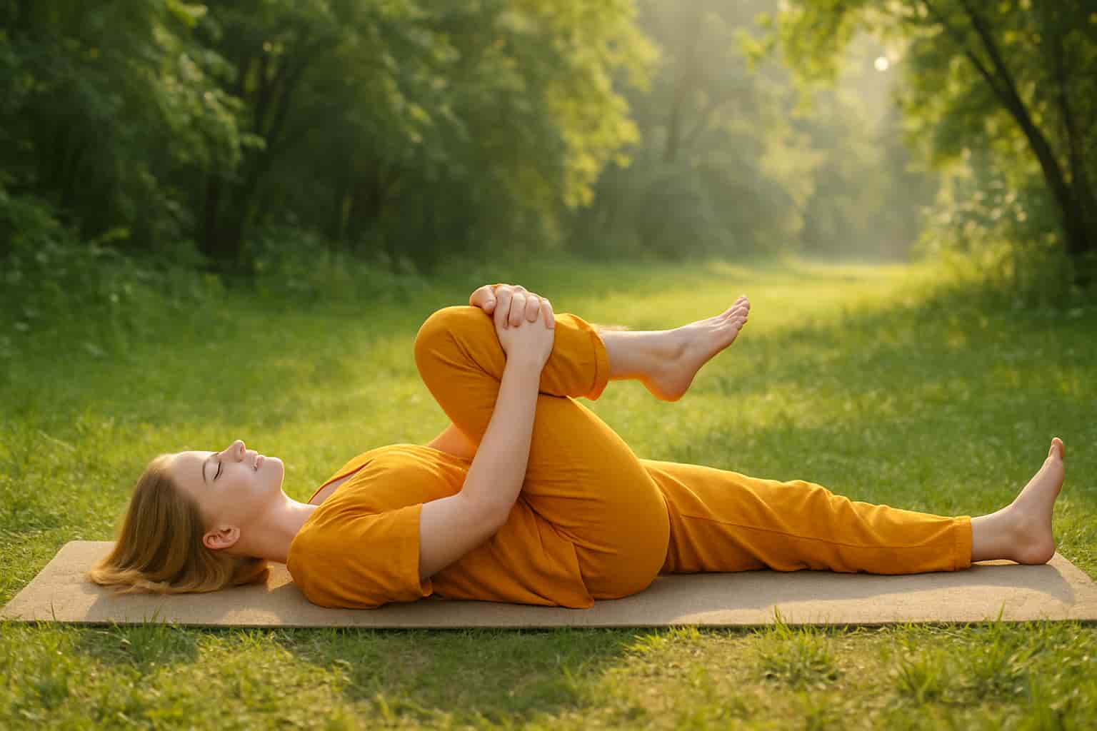 Supine Twist Yoga Pose: Benefits, Variations & Step-by-Step Guide ...