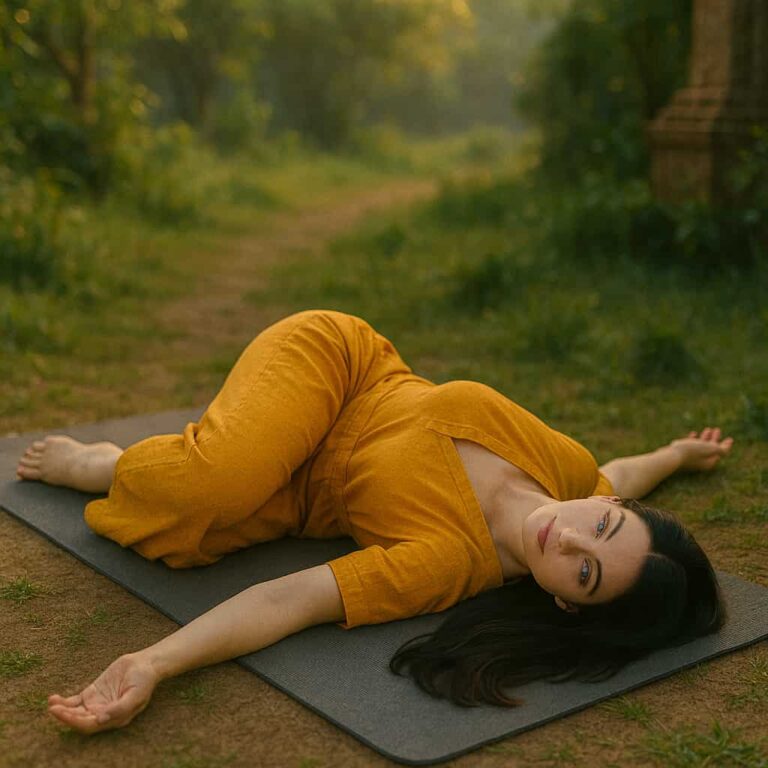 Supine Twist Yoga Pose: Benefits, Variations & Step-by-Step Guide ...