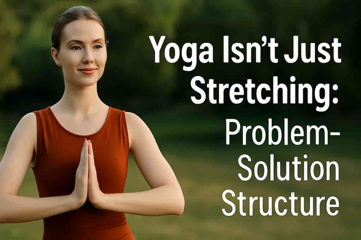 Yoga Isn’t Just Stretching: Problem-Solution Structure. - adicreator.net